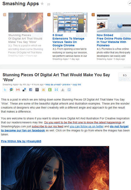 How To Organize/View Your Feeds In A Magazine Like Start Pages In ...