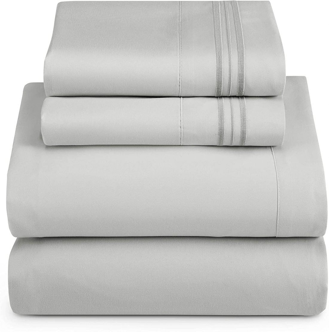 Clara Clark Bed Sheets 4 Piece Bed Set, Premier 1800 Series