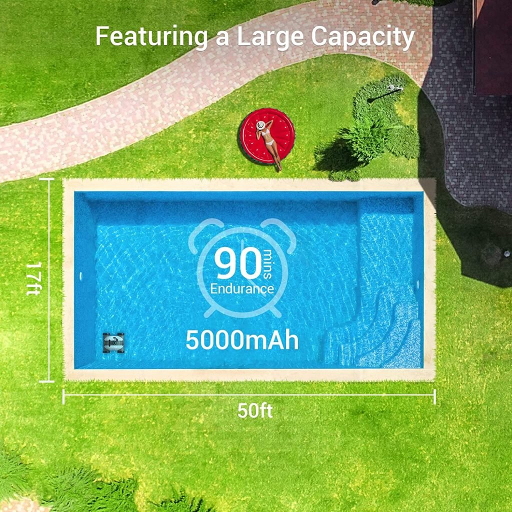 AIPER Seagull 1000 Cordless Robotic Pool Cleaner, Pool Vacuum with ...