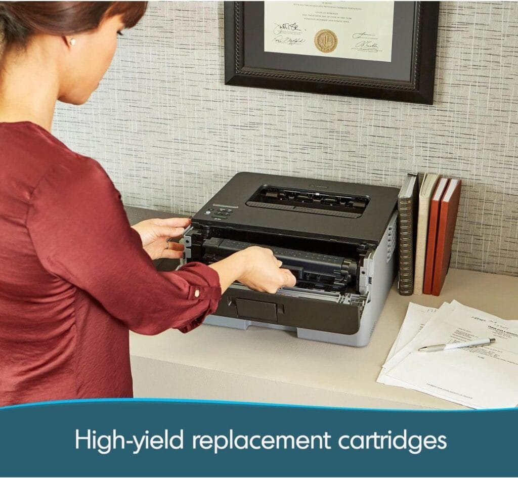 Brother Compact Monochrome Laser Printer, HL-L2350DW, Wireless Printing ...