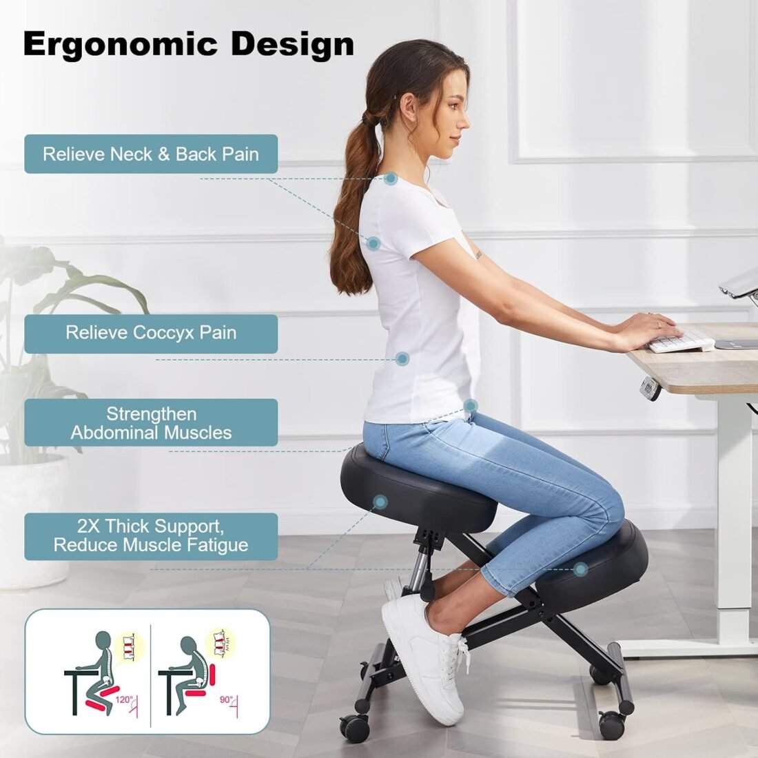 Kneeling Ergonomic Chair for Office SmashingApps.com