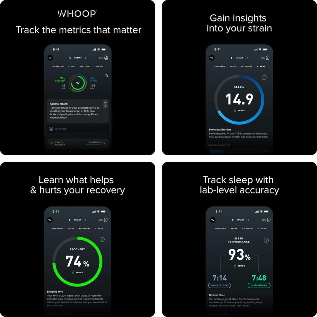 4.0 WHOOP Wearable Activity Tracker - SmashingApps.com