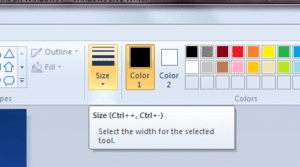How to Increase the Size of Eraser in Paint - SmashingApps.com